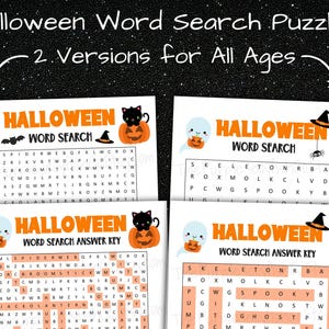 Halloween Games Bundle, Printable Halloween Party Ideas for Kids Teens ...