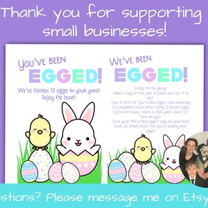 You've Been Egged Easter Activity for Kids Printable Easter Game ...