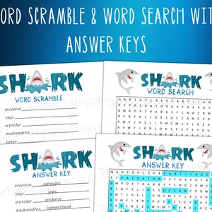 Shark Activities for Kids, Shark Birthday Party Games, Shark Week ...