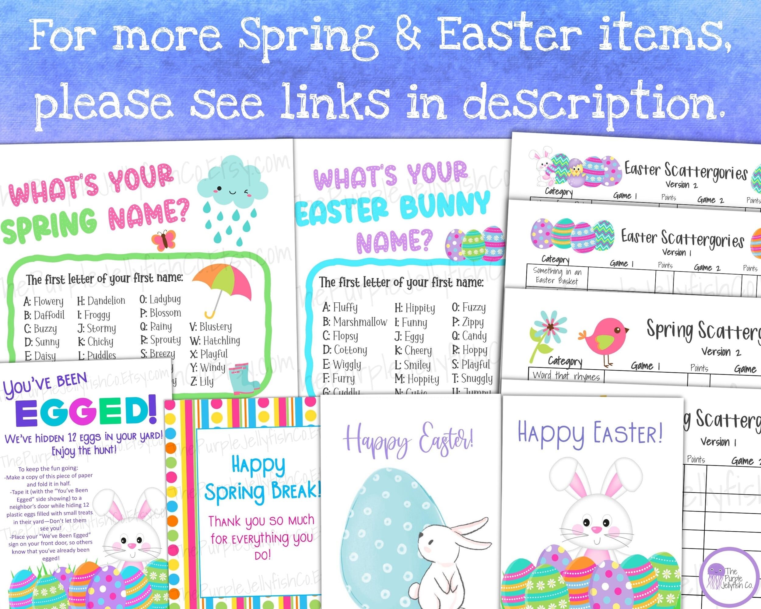 Easter This or That Game for Kids, Printable Easter Activity, Easter ...