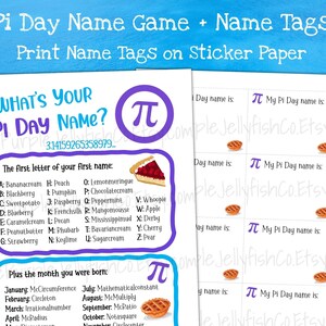 Pi Day Activities for Kids & Adults, Printable Pi Day Games, Math ...