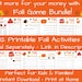 Fall Word Scramble Game Printable Autumn Activity for Kids & Adults ...