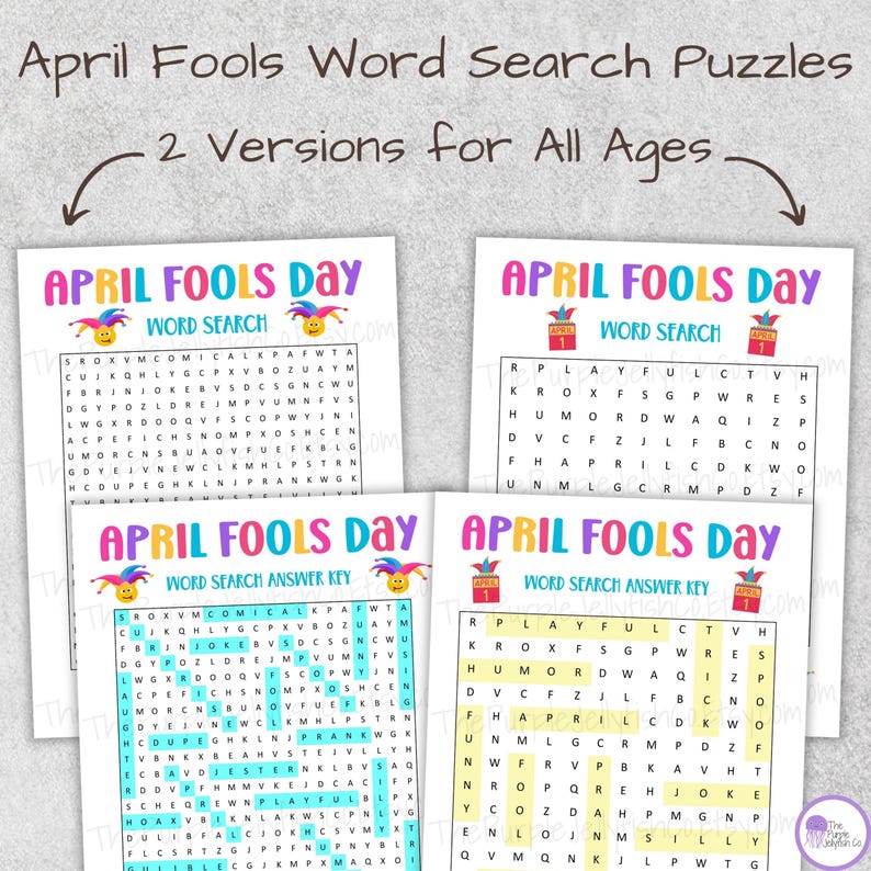 April Fools Games for Kids & Adults, April Fool's Day Party Ideas, Fun ...