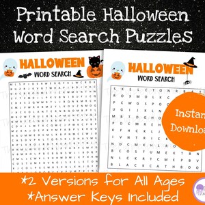 Halloween Word Search Games, Halloween Worksheets for Kids, Halloween ...