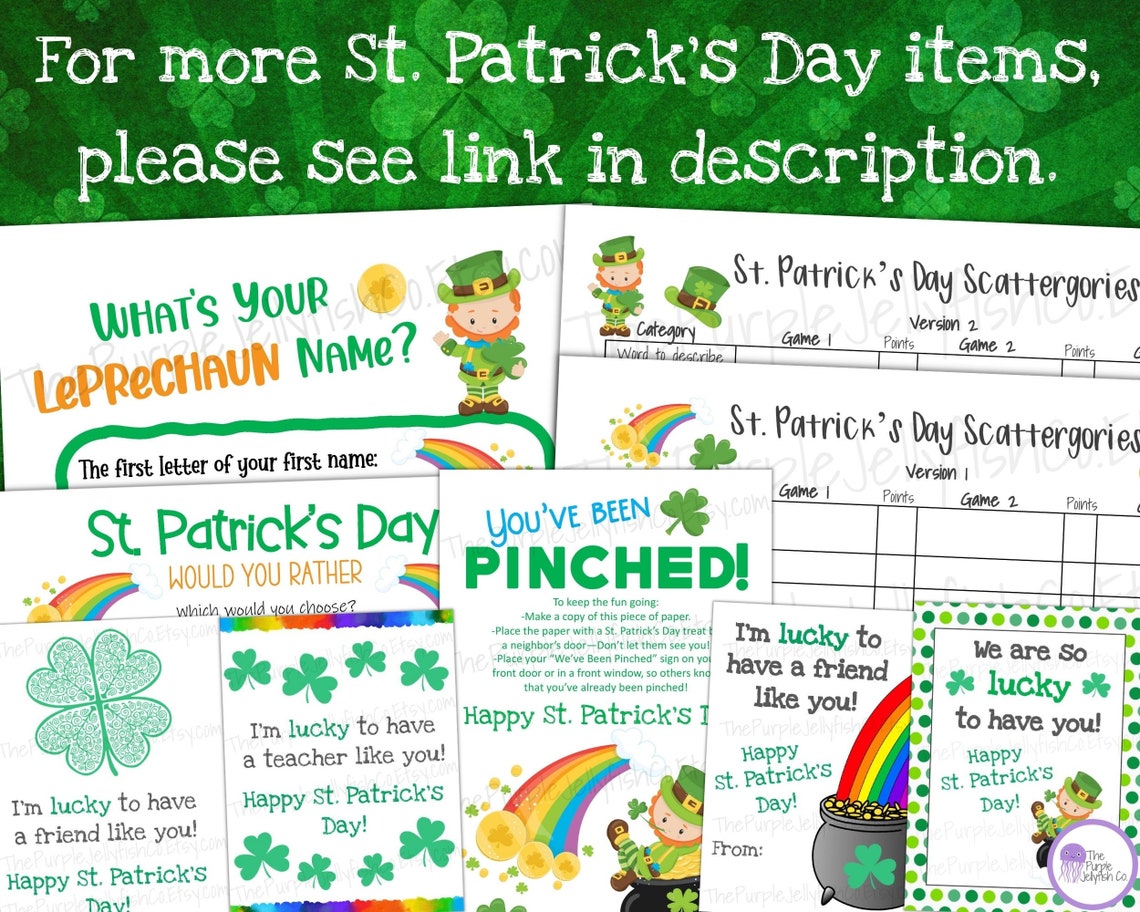 St Patricks Day Word Search Printable, St Patricks Activity, Word ...