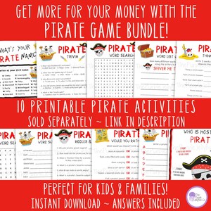 Pirate Would You Rather Game, Talk Like a Pirate Day Activity Printable ...