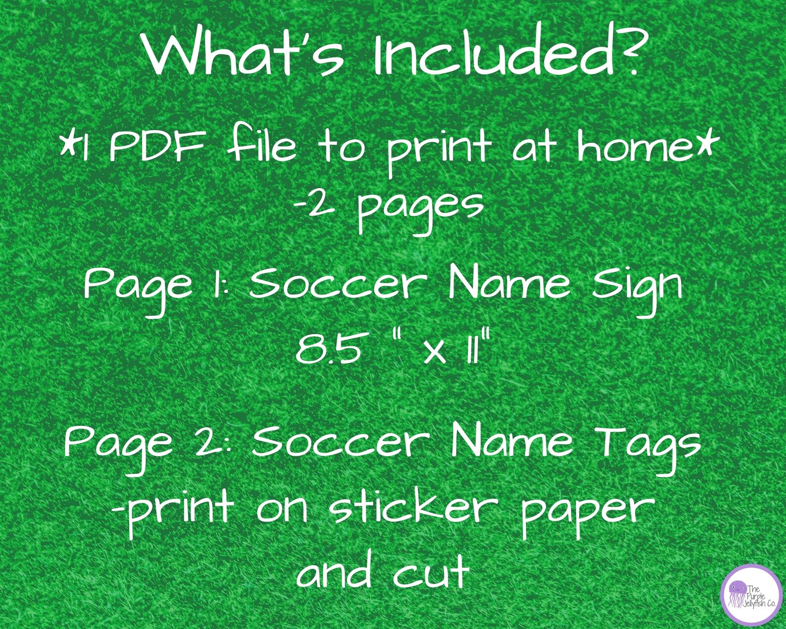 Soccer Name Game Sign + Name Tags, Soccer Activity for Kids Printable ...
