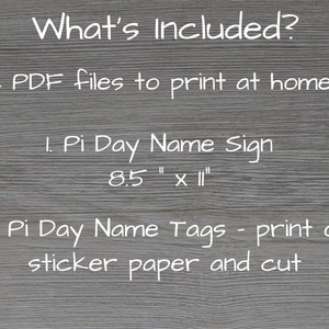 What's Your Pi Day Name Game + Name Tags, Printable Pi Day Activity for ...