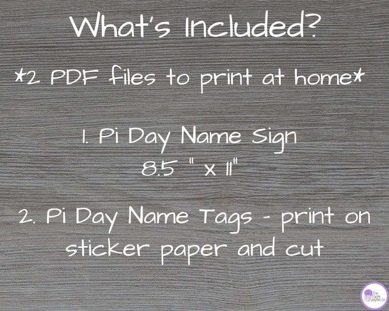 What's Your Pi Day Name Game + Name Tags, Printable Pi Day Activity for ...