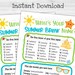 What's Your Summer Break Name, Summer Name Game Printable, Last Day of ...