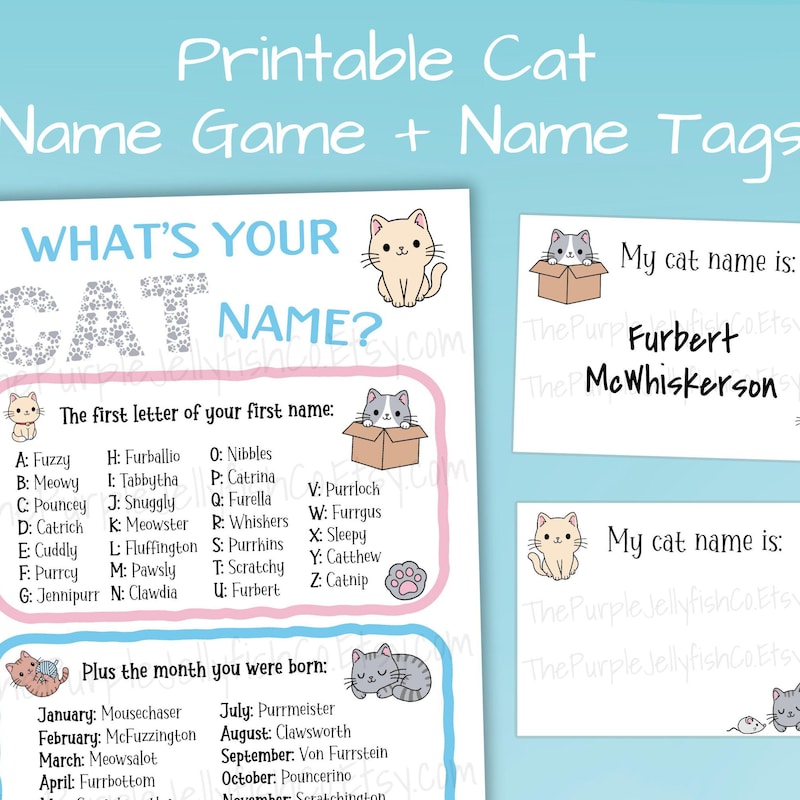 Cat Themed Party Ideas - Etsy