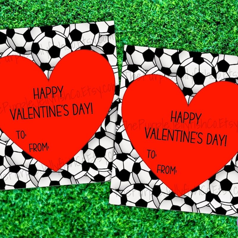 Soccer Valentine - Etsy