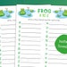 Frog A to Z Game, Printable Word Game for Kids, Frog Classroom Activity ...