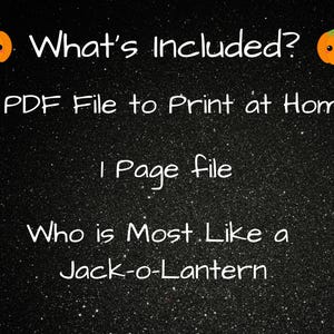 Who is Most Like a Jack-o-lantern, Halloween Party Games for Kids ...