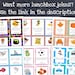 Back to School Lunch Box Notes Printable Lunchbox Jokes for Kids ...