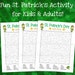 St Patricks Day Word Search Printable St Patricks Activity - Etsy