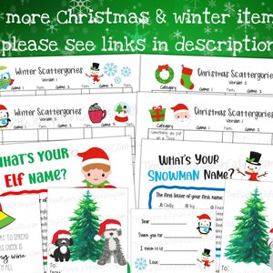 Christmas Jokes for Kids, Christmas Riddles, Printable Christmas Game ...