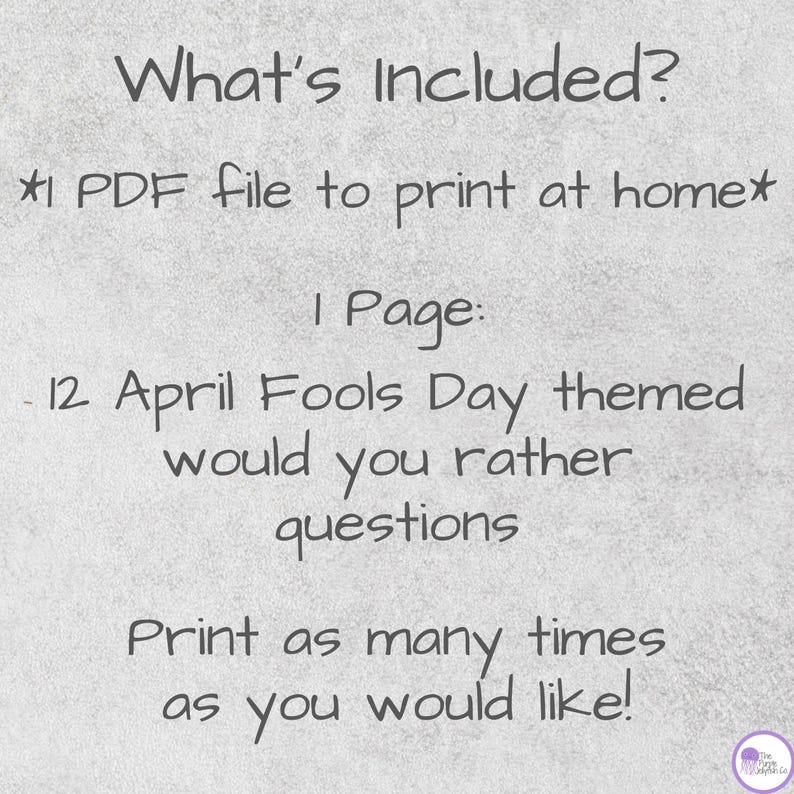 April Fool's Day Would You Rather Game Printable, This or That ...