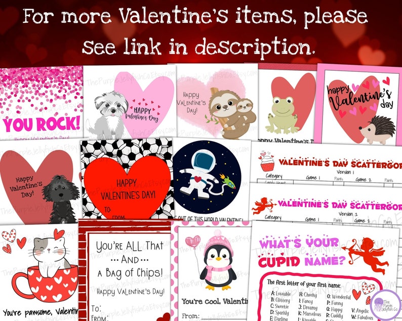 Think Fast Game, Printable Valentines Day Games, Valentines Activity ...