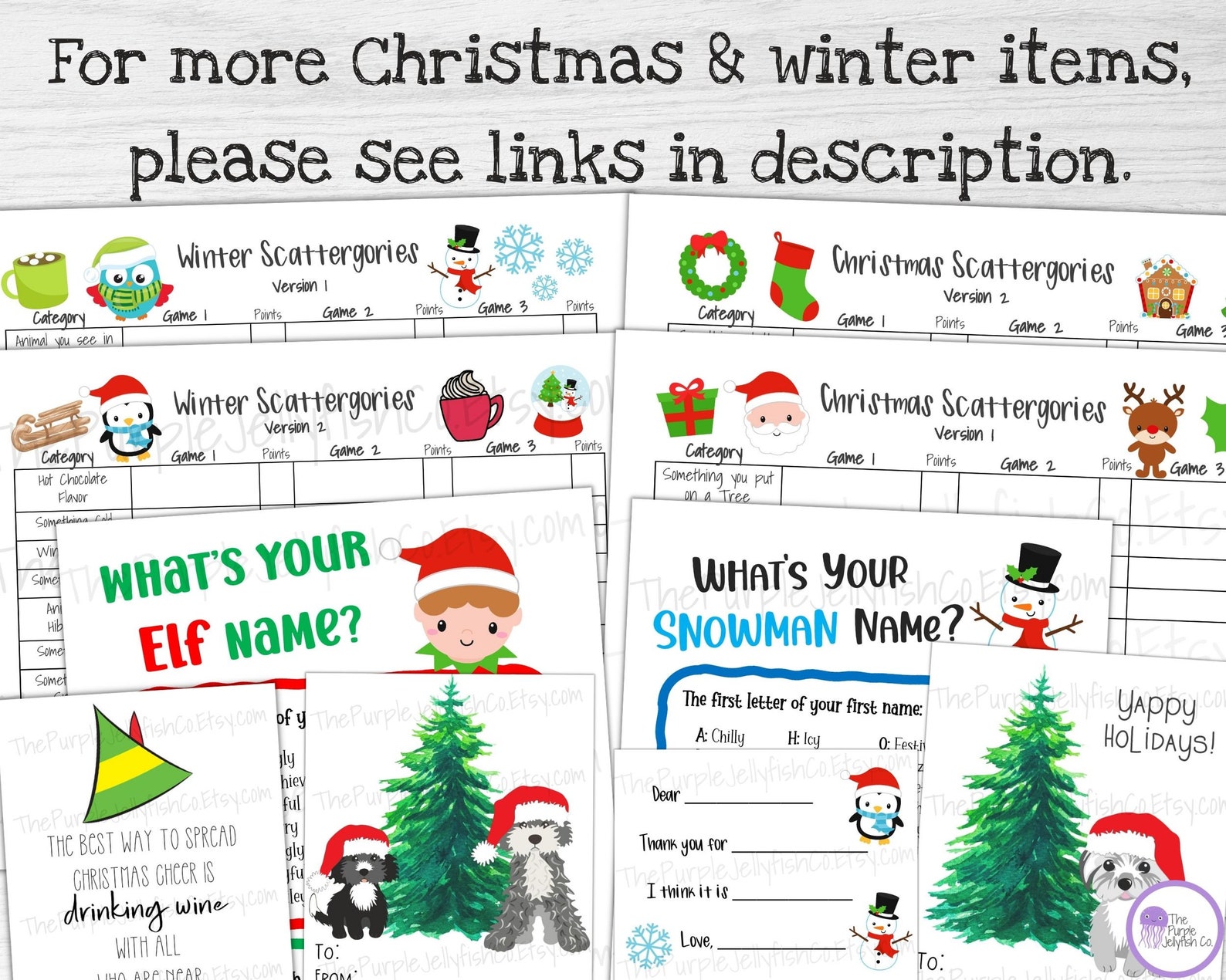 Printable Lunch Box Notes for Kids, Winter Lunch Box Jokes, Lunchbox ...