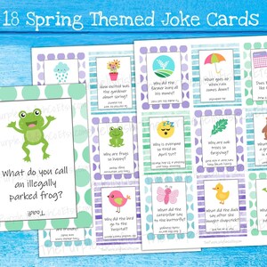 Spring Lunchbox Jokes, Printable Lunchbox Notes, Easter Lunch Box Jokes ...
