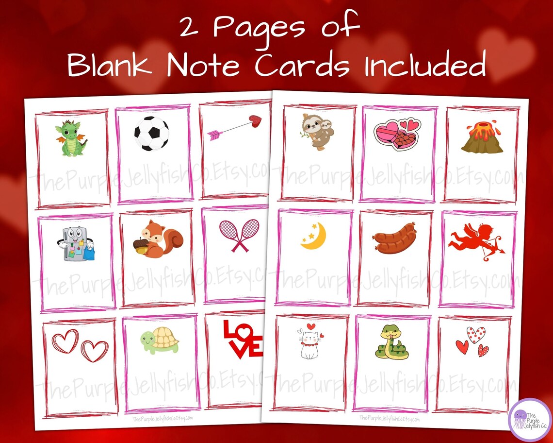 Valentines Lunch Box Notes for Kids Printable Valentine's Day Lunchbox ...