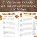 Thanksgiving Word Scramble, Thanksgiving Game Printable, Fall Activity ...