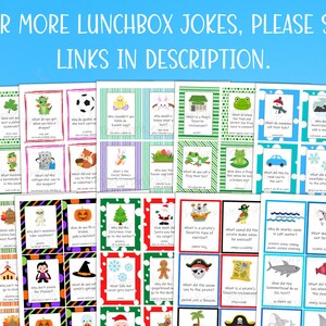 Spring Lunch Box Jokes for Kids Printable Lunchbox Notes, Funny Easter ...