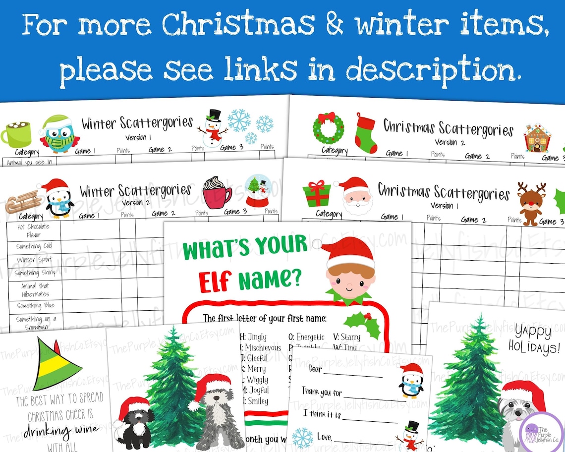 What's Your Snowman Name Game, Printable Winter Game for Kids, Snowman ...