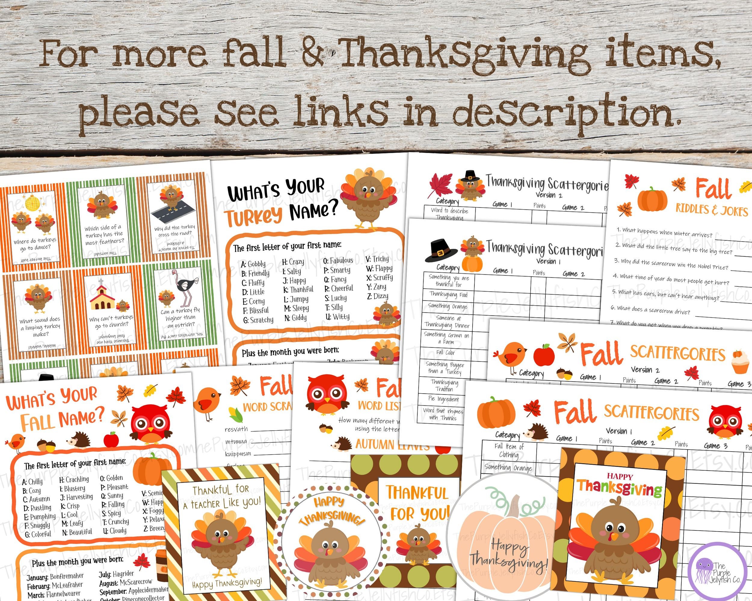 Thankful for Teacher Gift Tag, Thanksgiving Teacher Tag, Teacher ...
