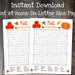 Fall Word Search Puzzle Printable for Kids & Adults, Autumn Theme Word ...