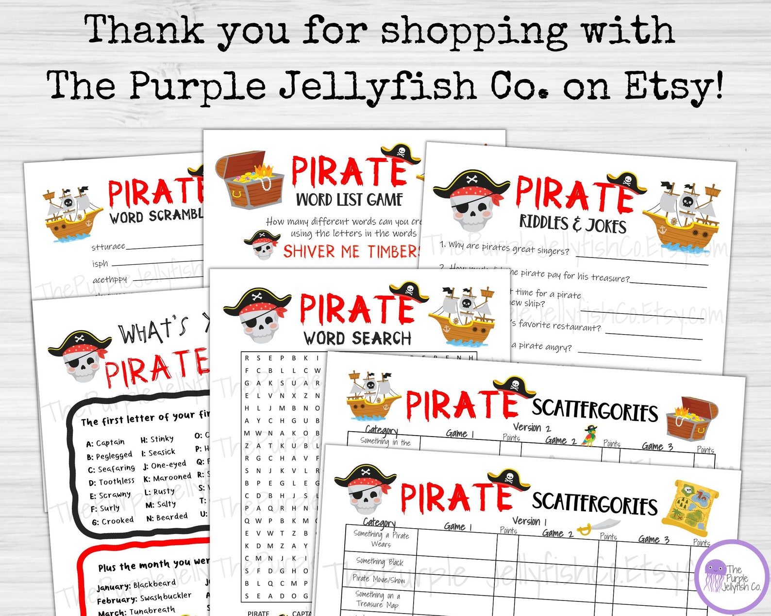 Pirate Games for Kids, Pirate Printables, Talk Like a Pirate Day ...