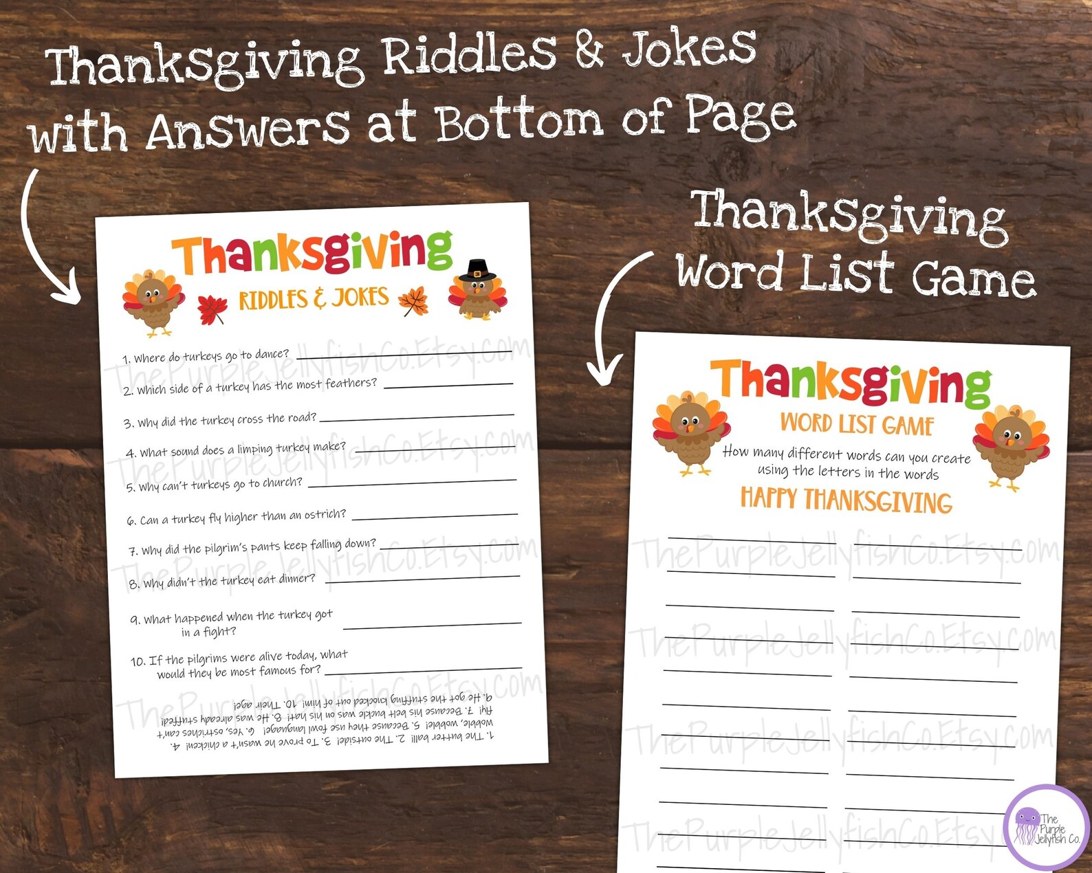 Thanksgiving Game Bundle, Thanksgiving Games Printable, Thanksgiving ...