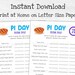 Pi Day Think Fast Game for Kids, Pi Day Activity Printable, Pi Day ...