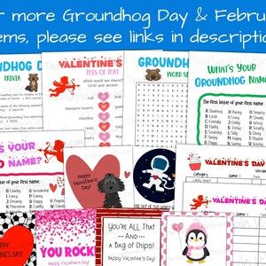 Groundhog Day Word Scramble for Kids, Printable Groundhog Activity ...