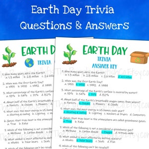 Earth Day Games Bundle, Printable Earth Day Activities for Kids ...