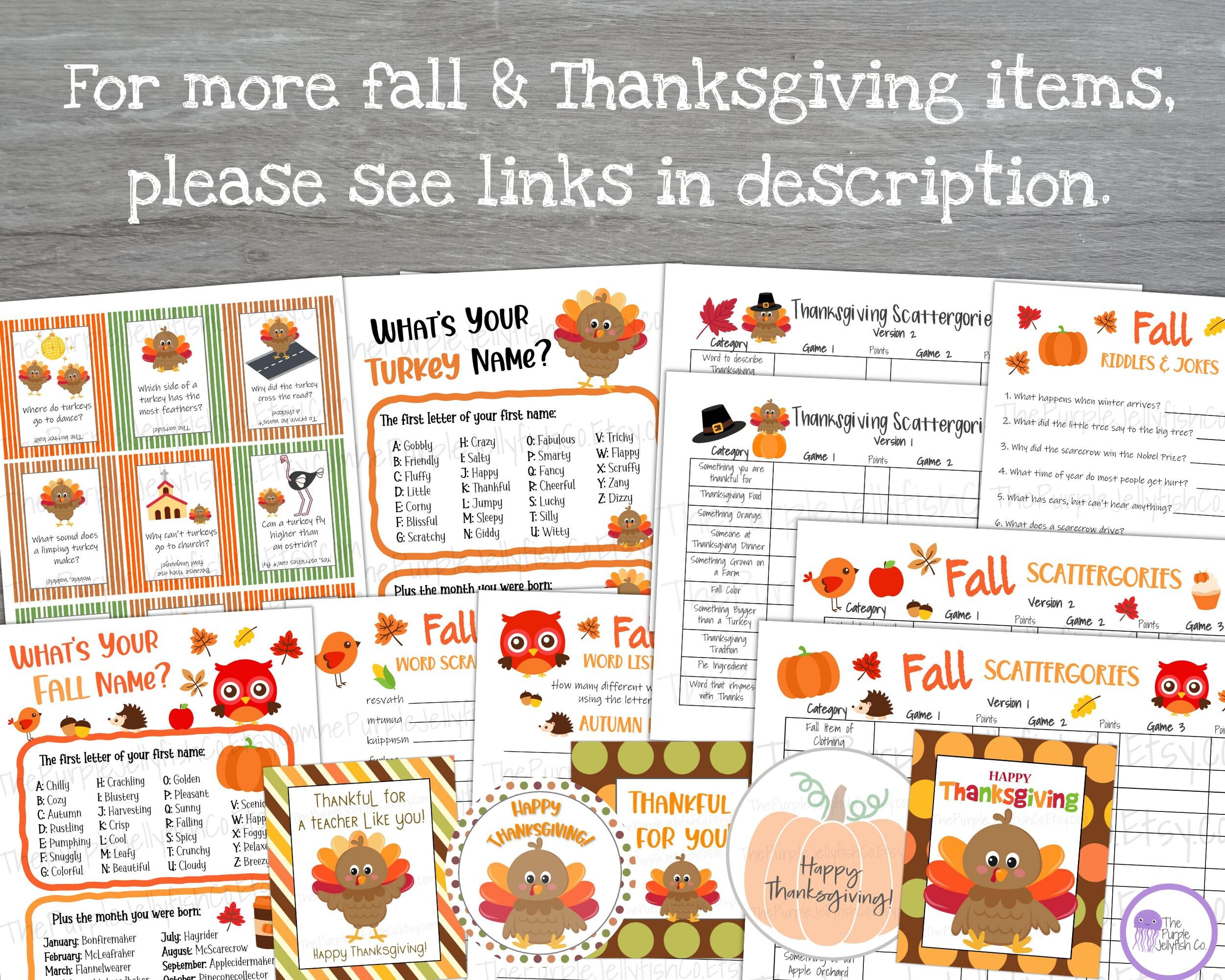 Thankful for You Tags Thanksgiving Gift Tags Printable - Etsy