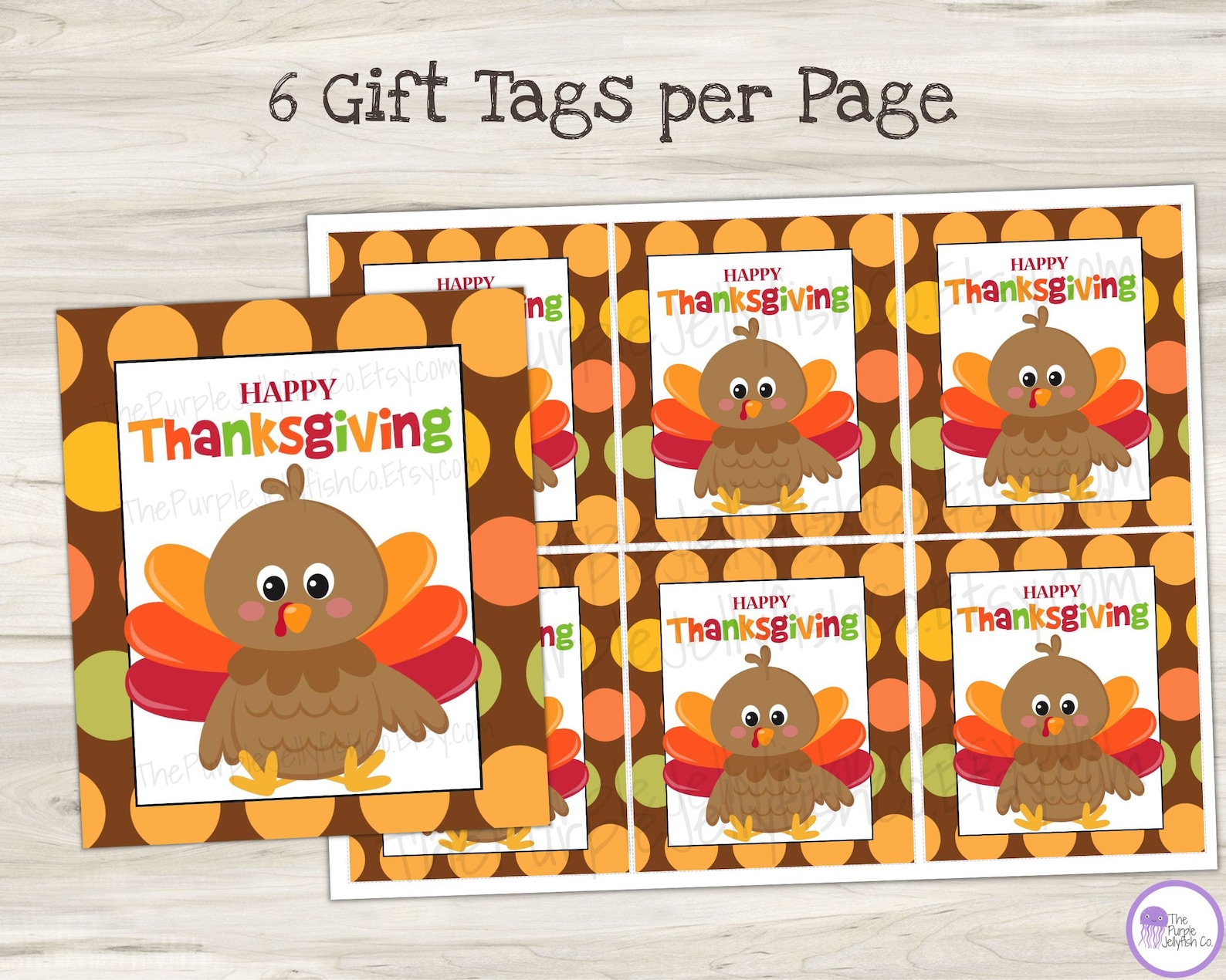 Thanksgiving Gift Tag Printable, Happy Thanksgiving Card, Thanksgiving ...