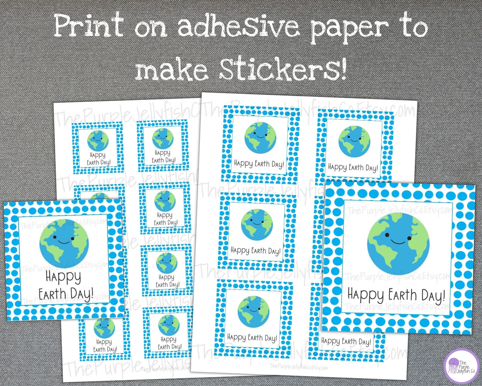Earth Day Tag, Earth Day Printable, Happy Earth Day, Earth Day Gift Tag ...
