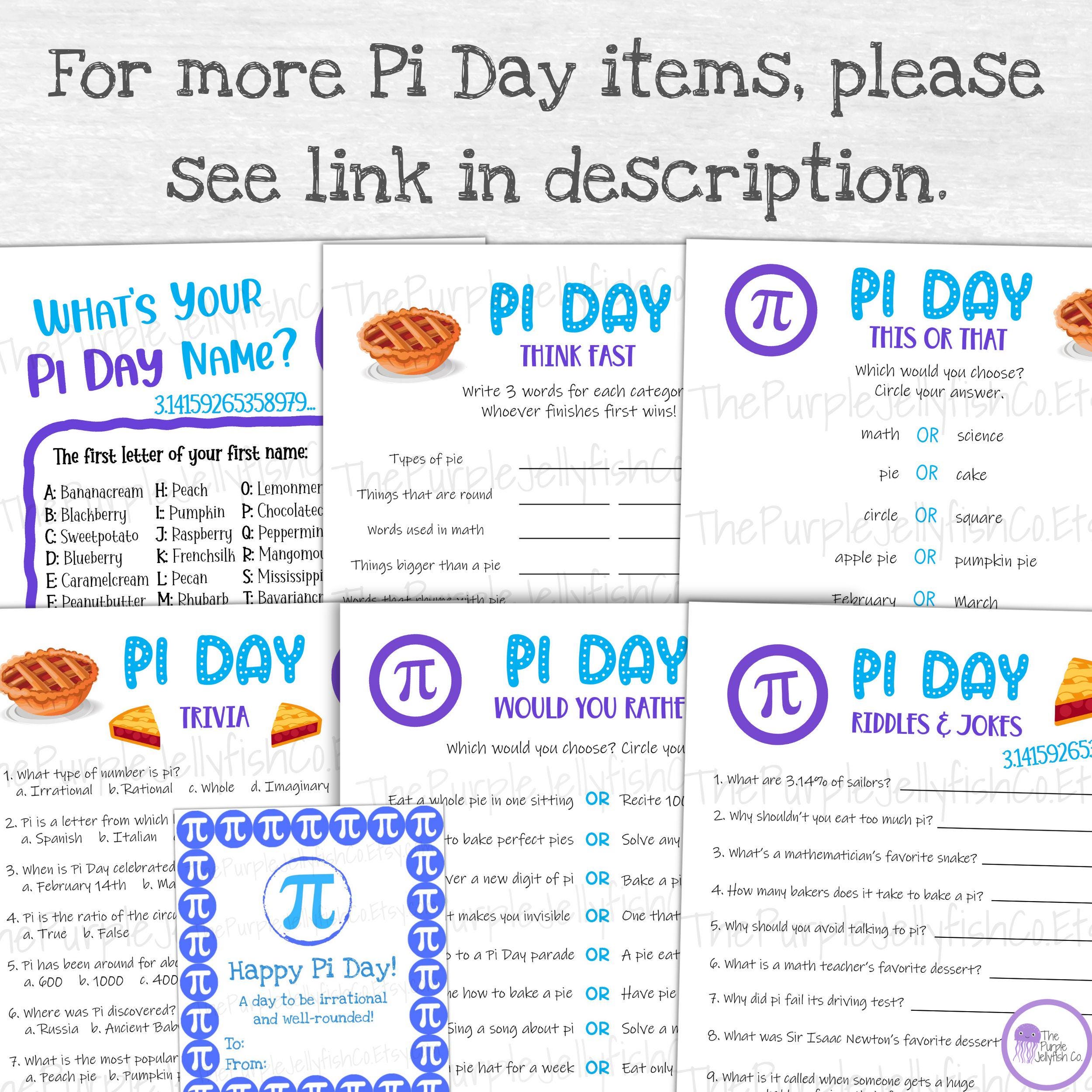 Pi Day Word Search Printable, Word Search Puzzle for Kids & Adults, Pi ...