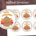 Thanksgiving Gift Tag Printable Thanksgiving Treat Tag - Etsy