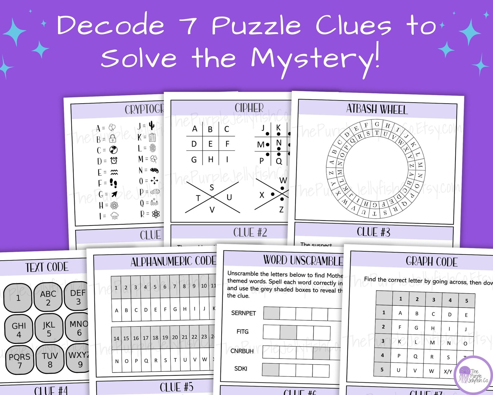 Mother's Day Mystery Game Printable for Kids, Escape Room Game for ...