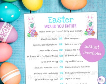 Easter This or That, Easter Games Printable, Easter Games for Kids ...