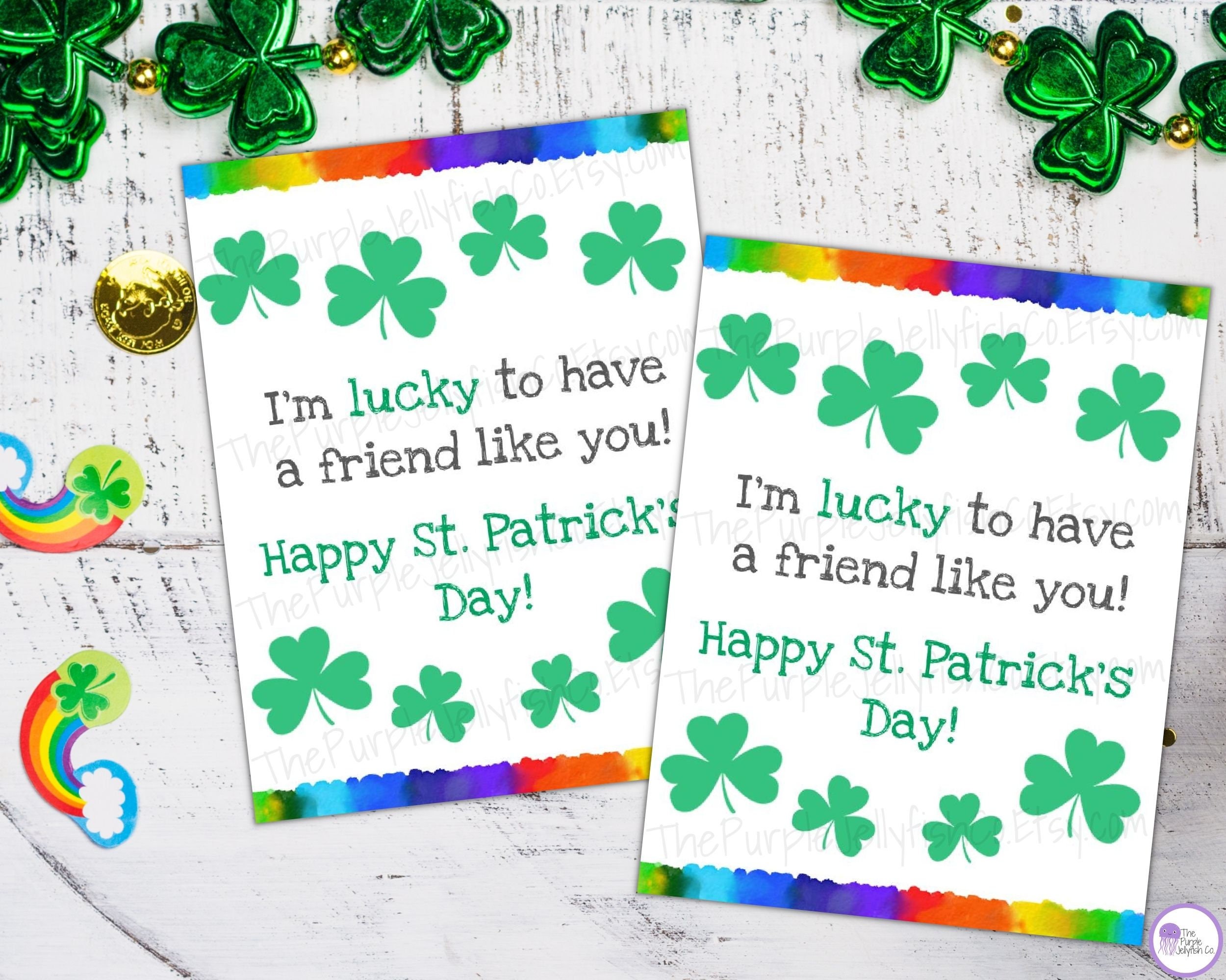St. Patrick's Day Gift Tags Printable, Lucky to Have You St. Patty's ...