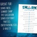 Shark Would You Rather Game, Printable Shark Birthday Party Idea, Shark ...