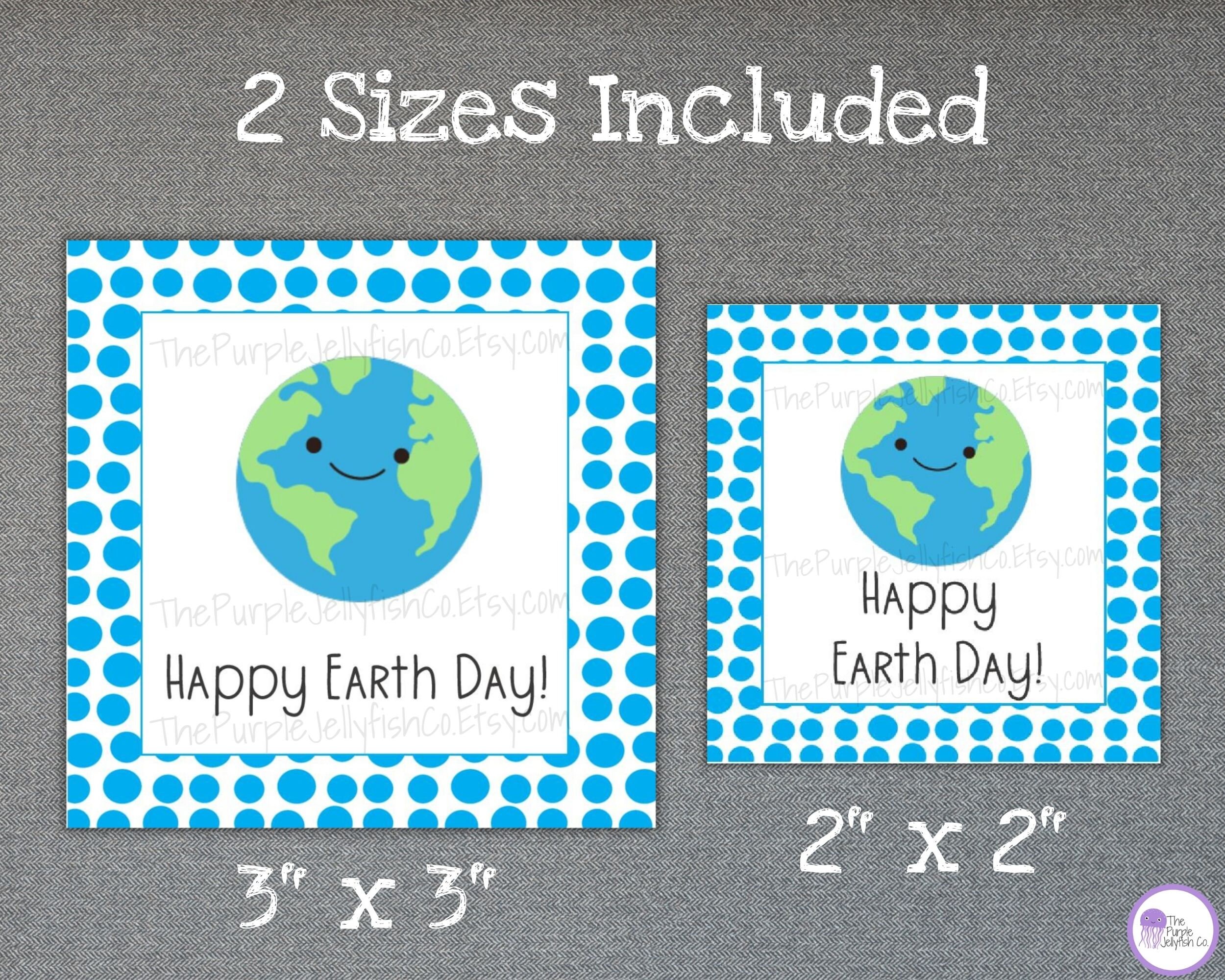 Earth Day Tag, Earth Day Printable, Happy Earth Day, Earth Day Gift Tag ...