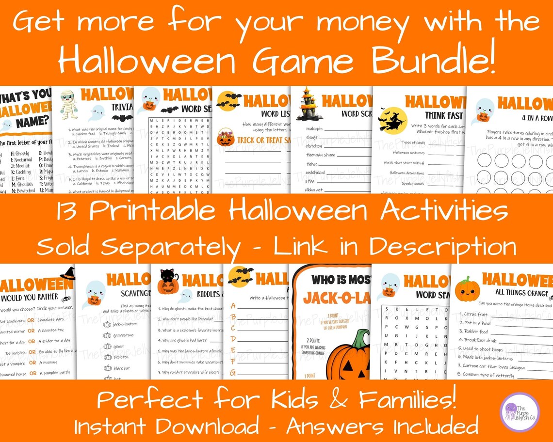 Halloween Word Search Games, Halloween Worksheets for Kids, Halloween ...