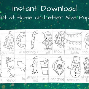 Christmas Coloring Pages for Kids, Preschool Tracing Worksheets ...