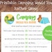 Camping Would You Rather, Camping Game Printable, Camping This or That ...