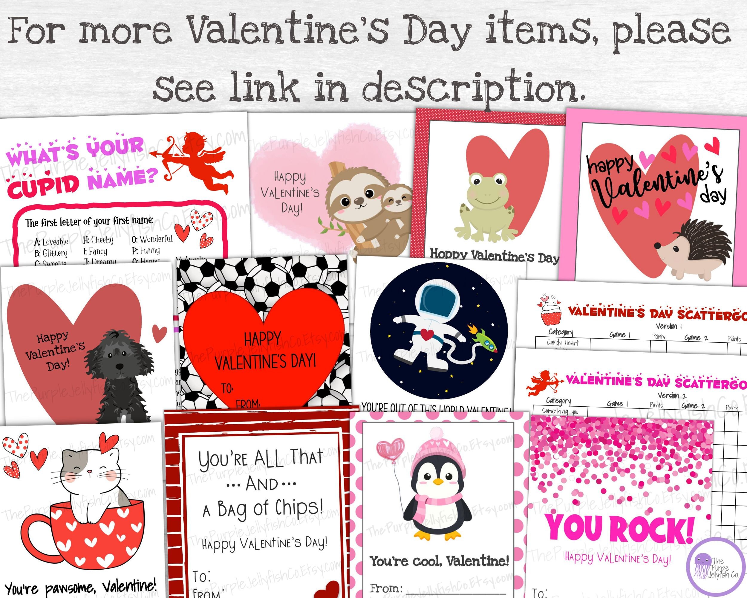 You Rock Valentine Tag Classroom Valentines Printable Pop - Etsy